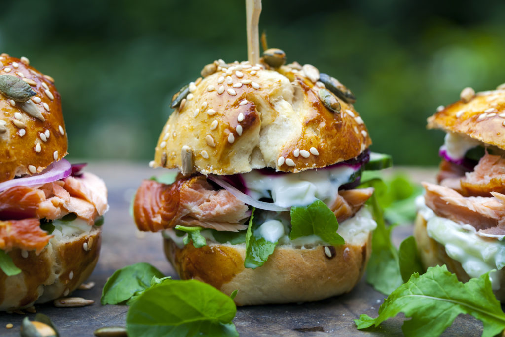 Blackened Salmon Sliders - The Preppy Hostess